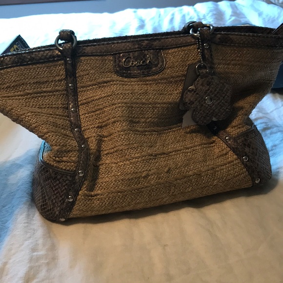 Coach | Bags | Coach Straw Tote | Poshmark